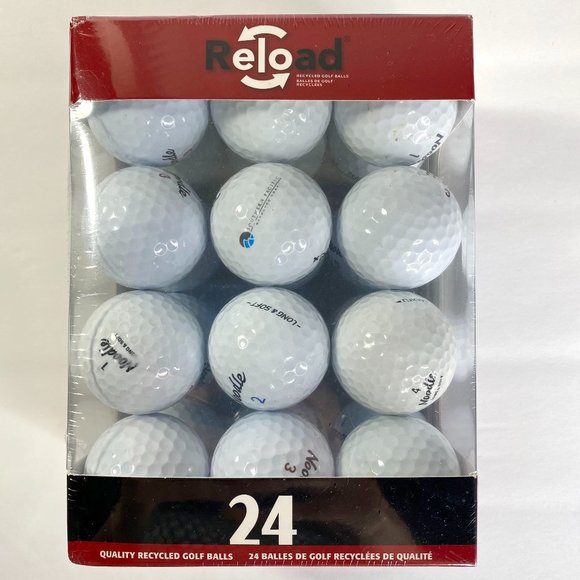 Reload | Other | Reload Distance Grade 24 Recycled Golf Balls New In ...